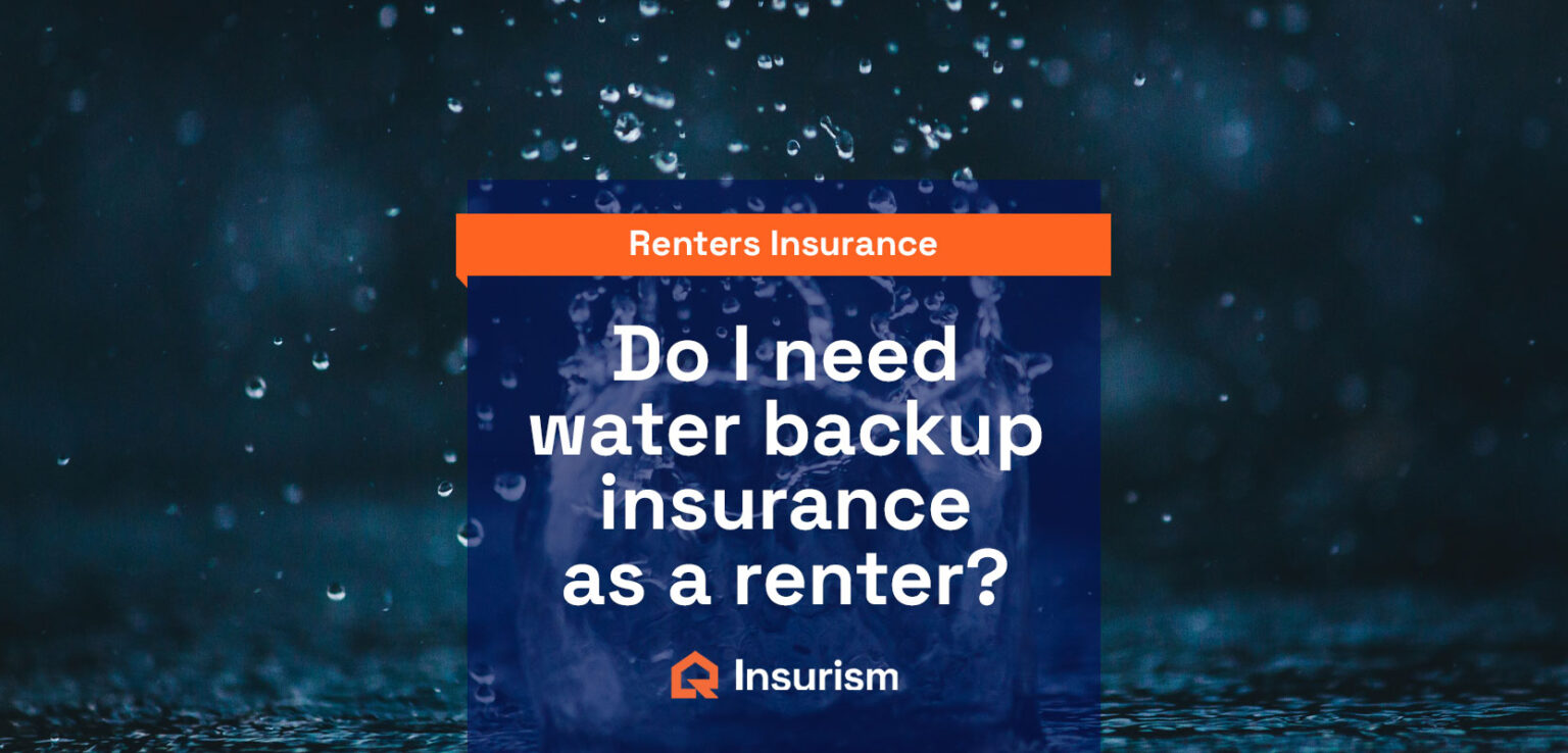 Do I Need Water Backup Insurance as a Renter? | Insurism